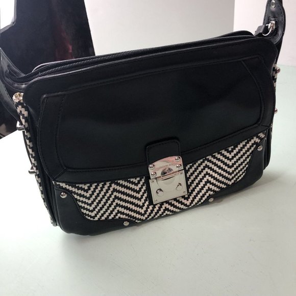 London Fog | Bags | London Fog Handbag Black White | Poshmark